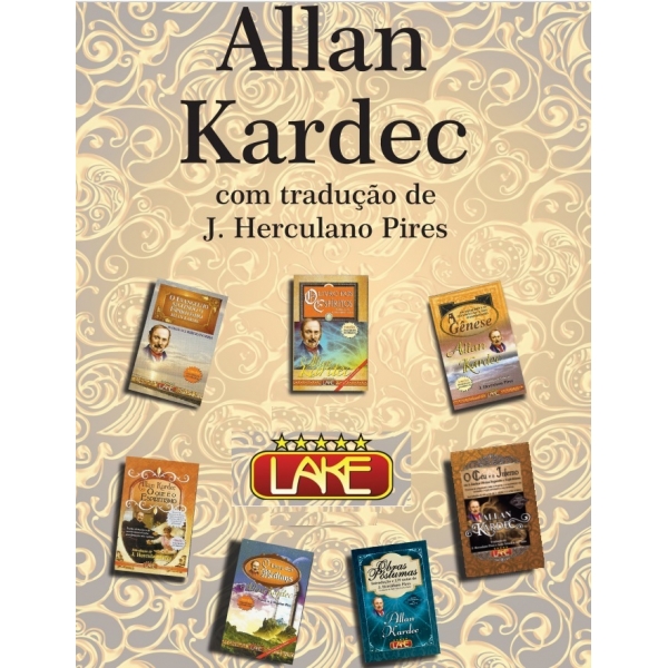 Coleção Allan Kardec - 7 volumes - Bolso brochura - LAKE
